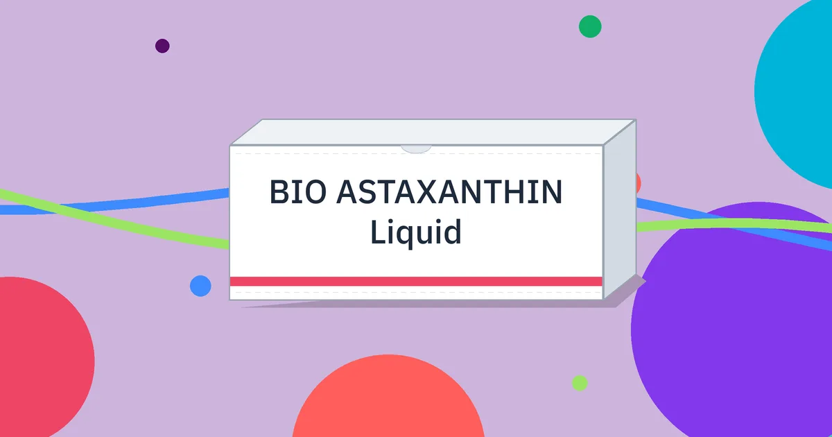 Symbolbild: Packung mit der Aufschrift BIO ASTAXANTHIN Liquid (PZN 20046808) – Verfügbarkeit und Bezug in Apotheken in Frankfurt am Main