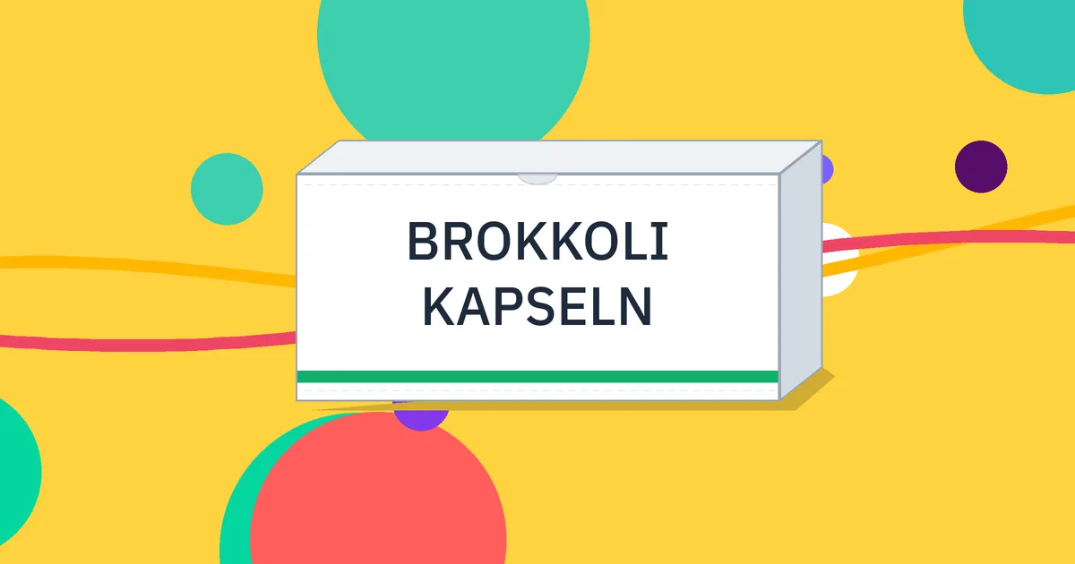 Symbolbild: Packung mit der Aufschrift BROKKOLI KAPSELN (PZN 00787141) – Verfügbarkeit und Bezug in Apotheken in Frankfurt am Main