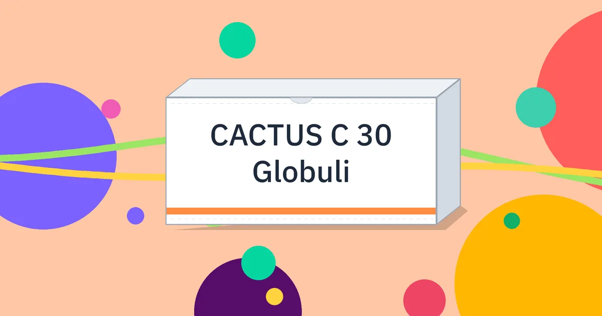 Symbolbild: Packung mit der Aufschrift CACTUS C 30 Globuli (PZN 04208298) – Verfügbarkeit und Bezug in Apotheken in Frankfurt am Main
