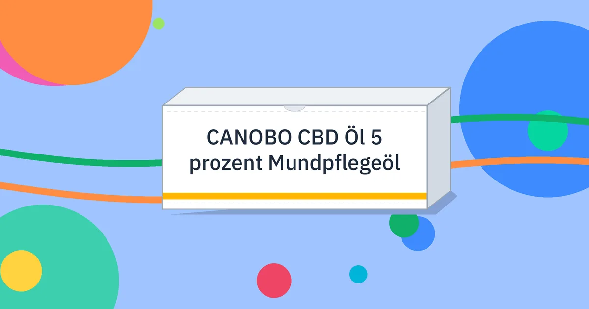 Symbolbild: Packung mit der Aufschrift CANOBO CBD Öl 5 prozent Mundpflegeöl (PZN 19752375) – Verfügbarkeit und Bezug in Apotheken in Frankfurt am Main