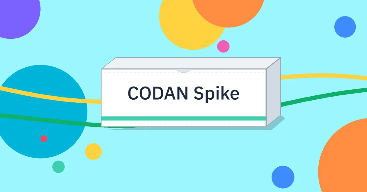 Symbolbild: Packung mit der Aufschrift CODAN Spike (PZN 14886852) – Verfügbarkeit und Bezug in Apotheken in Frankfurt am Main