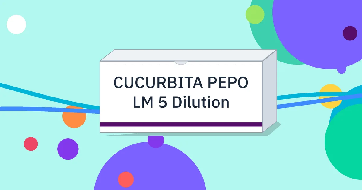 Symbolbild: Packung mit der Aufschrift CUCURBITA PEPO LM 5 Dilution (PZN 13457178) – Verfügbarkeit und Bezug in Apotheken in Frankfurt am Main