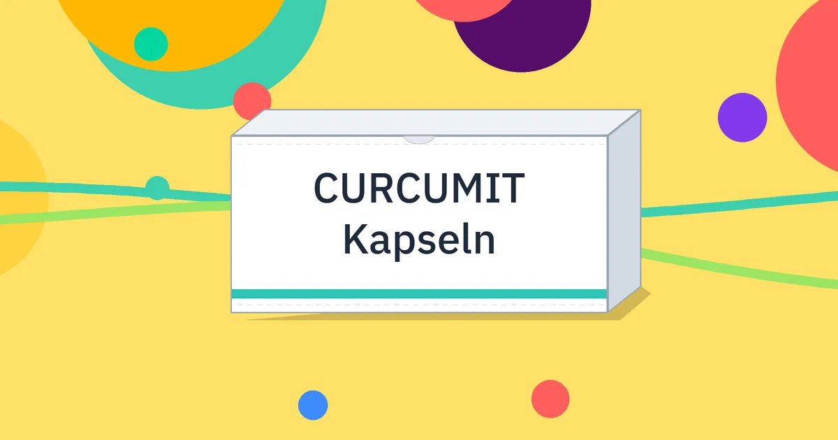 Symbolbild: Packung mit der Aufschrift CURCUMIT Kapseln (PZN 17993985) – Verfügbarkeit und Bezug in Apotheken in Frankfurt am Main
