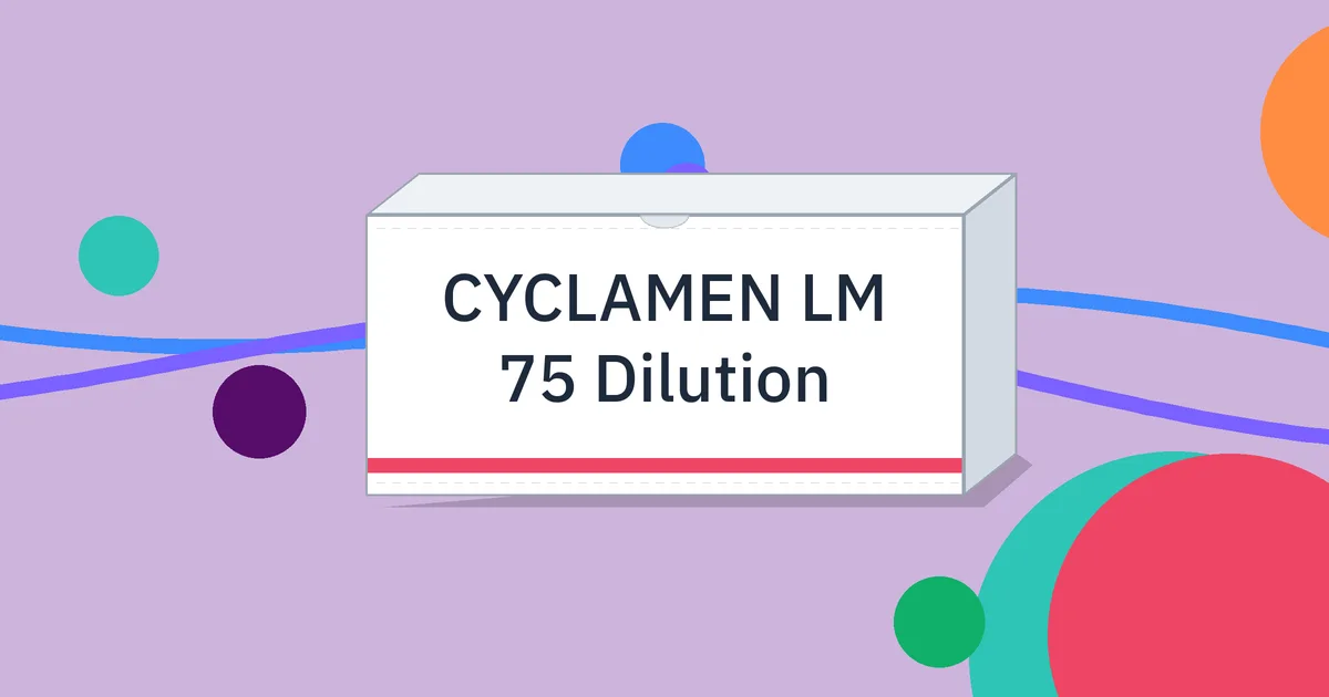 Symbolbild: Packung mit der Aufschrift CYCLAMEN LM 75 Dilution (PZN 12840633) – Verfügbarkeit und Bezug in Apotheken in Frankfurt am Main