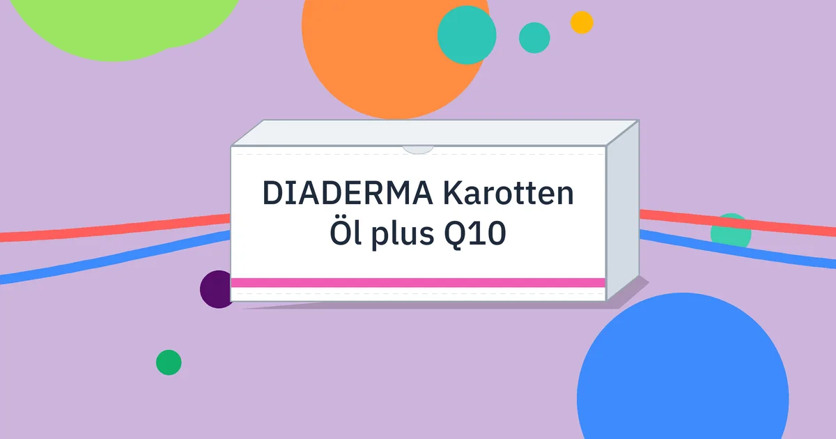 Symbolbild: Packung mit der Aufschrift DIADERMA Karotten Öl plus Q10 (PZN 18354419) – Verfügbarkeit und Bezug in Apotheken in Frankfurt am Main