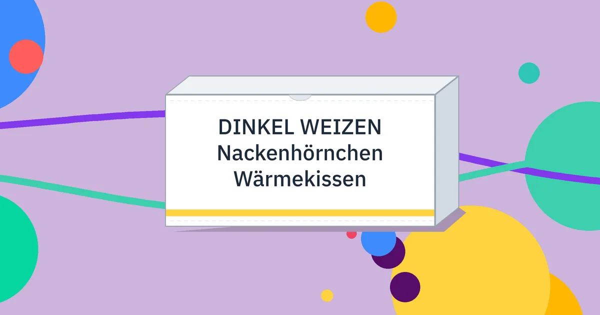 Symbolbild: Packung mit der Aufschrift DINKEL WEIZEN Nackenhörnchen Wärmekissen (PZN 00046812) – Verfügbarkeit und Bezug in Apotheken in Frankfurt am Main