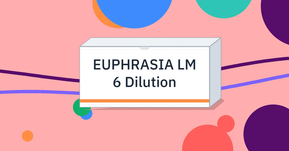 Symbolbild: Packung mit der Aufschrift EUPHRASIA LM 6 Dilution (PZN 03504451) – Verfügbarkeit und Bezug in Apotheken in Frankfurt am Main