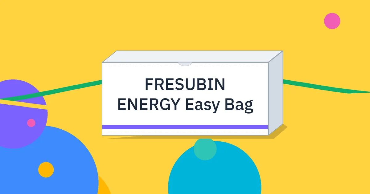 Symbolbild: Packung mit der Aufschrift FRESUBIN ENERGY Easy Bag (PZN 02840508) – Verfügbarkeit und Bezug in Apotheken in Frankfurt am Main