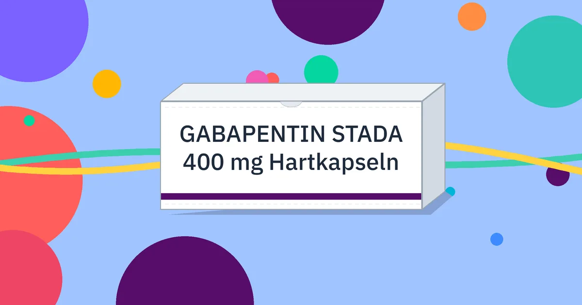 Symbolbild: Packung mit der Aufschrift GABAPENTIN STADA 400 mg Hartkapseln (PZN 00408304) – Verfügbarkeit und Bezug in Apotheken in Frankfurt am Main