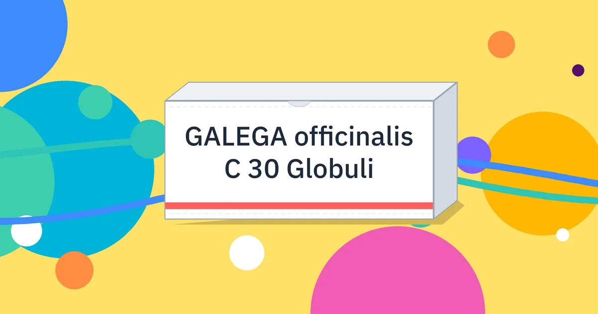 Symbolbild: Packung mit der Aufschrift GALEGA officinalis C 30 Globuli (PZN 16691153) – Verfügbarkeit und Bezug in Apotheken in Frankfurt am Main