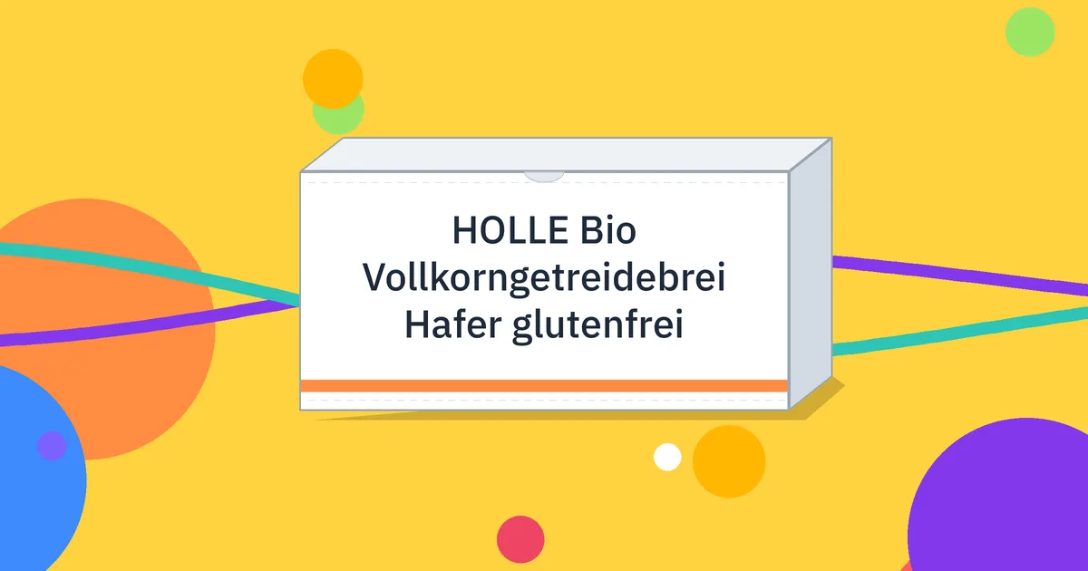 Symbolbild: Packung mit der Aufschrift HOLLE Bio Vollkorngetreidebrei Hafer glutenfrei (PZN 18128663) – Verfügbarkeit und Bezug in Apotheken in Frankfurt am Main