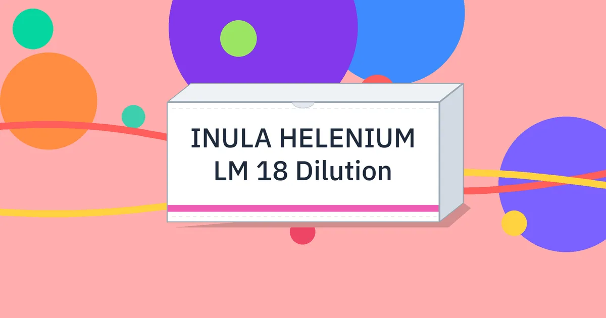 Symbolbild: Packung mit der Aufschrift INULA HELENIUM LM 18 Dilution (PZN 13560568) – Verfügbarkeit und Bezug in Apotheken in Frankfurt am Main