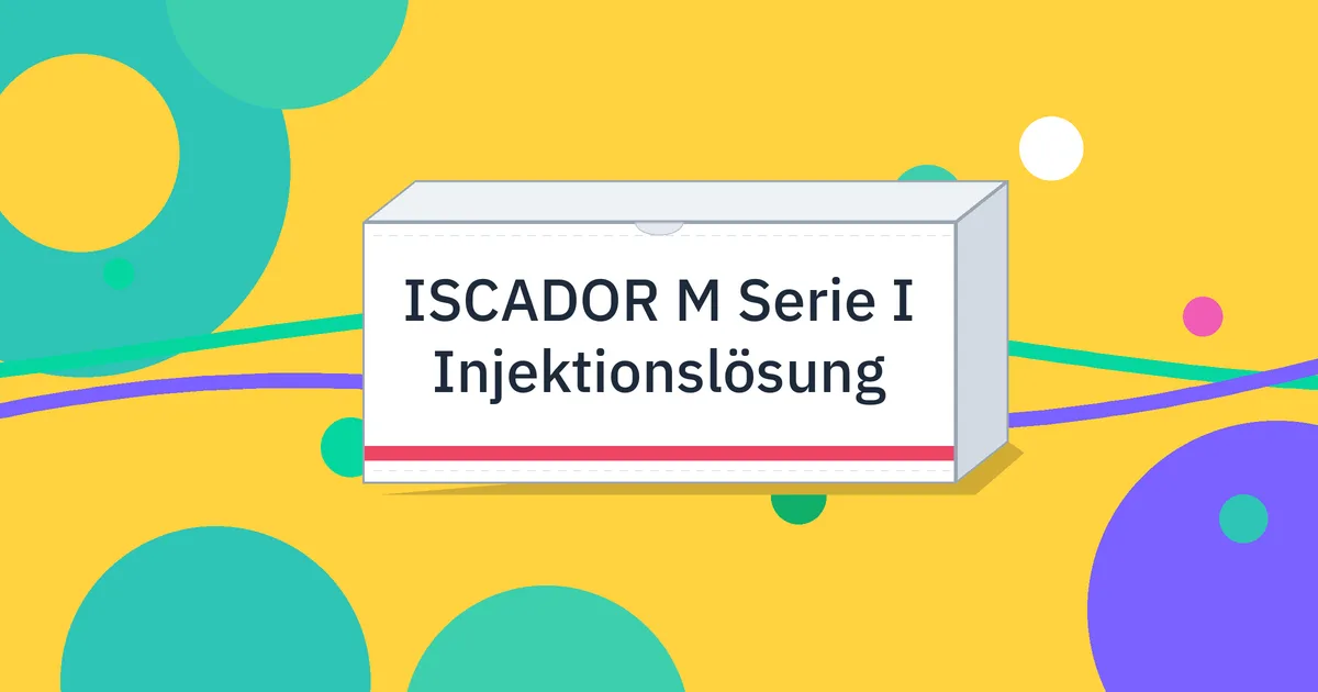 Symbolbild: Packung mit der Aufschrift ISCADOR M Serie I Injektionslösung (PZN 09751274) – Verfügbarkeit und Bezug in Apotheken in Frankfurt am Main