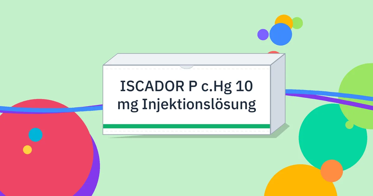 Symbolbild: Packung mit der Aufschrift ISCADOR P c.Hg 10 mg Injektionslösung (PZN 01385924) – Verfügbarkeit und Bezug in Apotheken in Frankfurt am Main