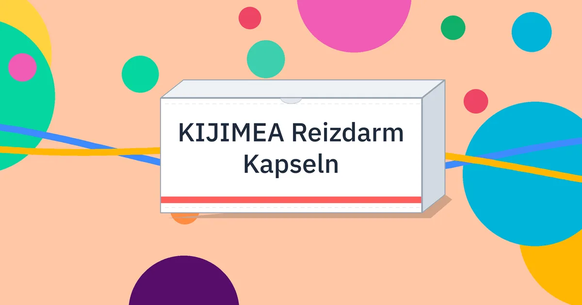 Symbolbild: Packung mit der Aufschrift KIJIMEA Reizdarm Kapseln (PZN 08813777) – Verfügbarkeit und Bezug in Apotheken in Frankfurt am Main
