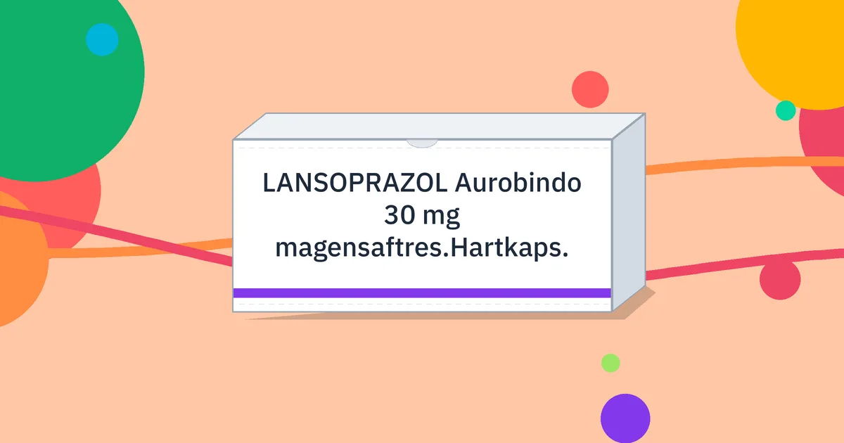 Symbolbild: Packung mit der Aufschrift LANSOPRAZOL Aurobindo 30 mg magensaftres.Hartkaps. (PZN 10945084) – Verfügbarkeit und Bezug in Apotheken in Frankfurt am Main