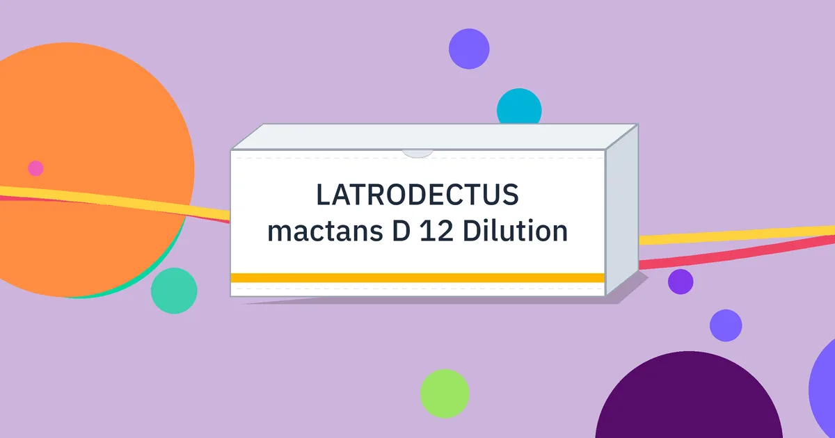 Symbolbild: Packung mit der Aufschrift LATRODECTUS mactans D 12 Dilution (PZN 02926049) – Verfügbarkeit und Bezug in Apotheken in Frankfurt am Main
