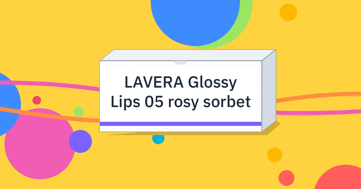 Symbolbild: Packung mit der Aufschrift LAVERA Glossy Lips 05 rosy sorbet (PZN 16929301) – Verfügbarkeit und Bezug in Apotheken in Frankfurt am Main