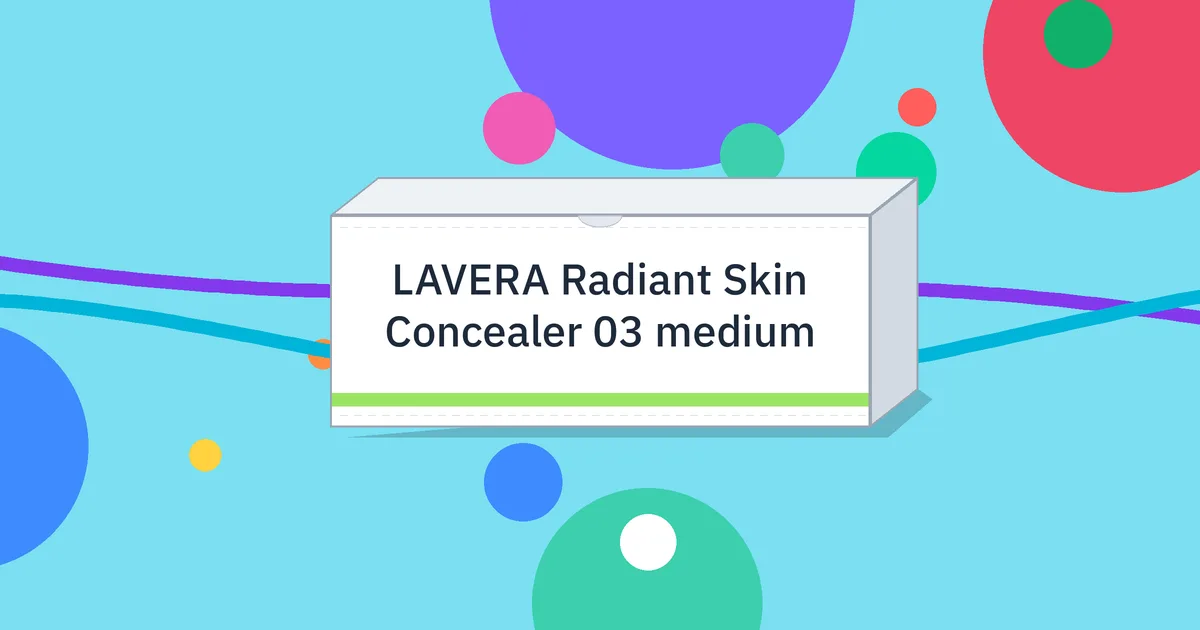 Symbolbild: Packung mit der Aufschrift LAVERA Radiant Skin Concealer 03 medium (PZN 18097112) – Verfügbarkeit und Bezug in Apotheken in Frankfurt am Main