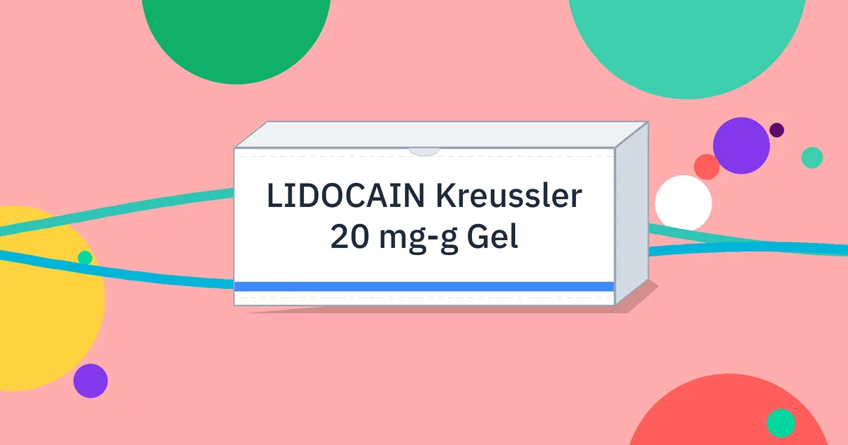 Symbolbild: Packung mit der Aufschrift LIDOCAIN Kreussler 20 mg-g Gel (PZN 12542166) – Verfügbarkeit und Bezug in Apotheken in Frankfurt am Main