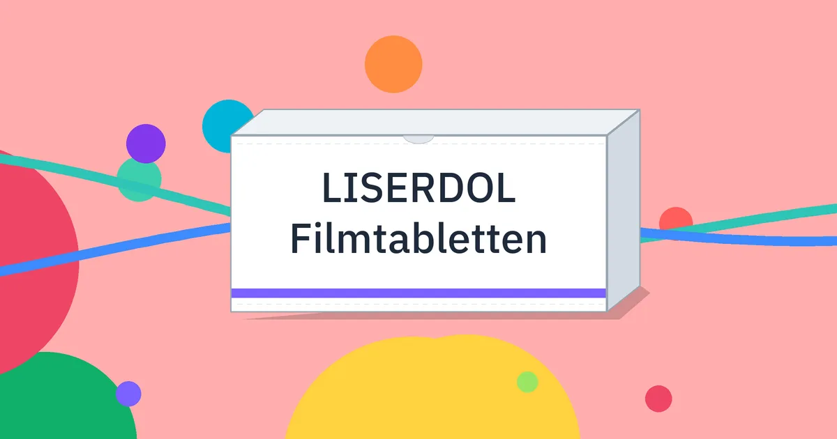 Symbolbild: Packung mit der Aufschrift LISERDOL Filmtabletten (PZN 04315249) – Verfügbarkeit und Bezug in Apotheken in Frankfurt am Main