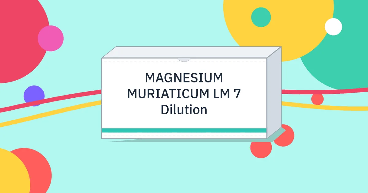 Symbolbild: Packung mit der Aufschrift MAGNESIUM MURIATICUM LM 7 Dilution (PZN 12938792) – Verfügbarkeit und Bezug in Apotheken in Frankfurt am Main