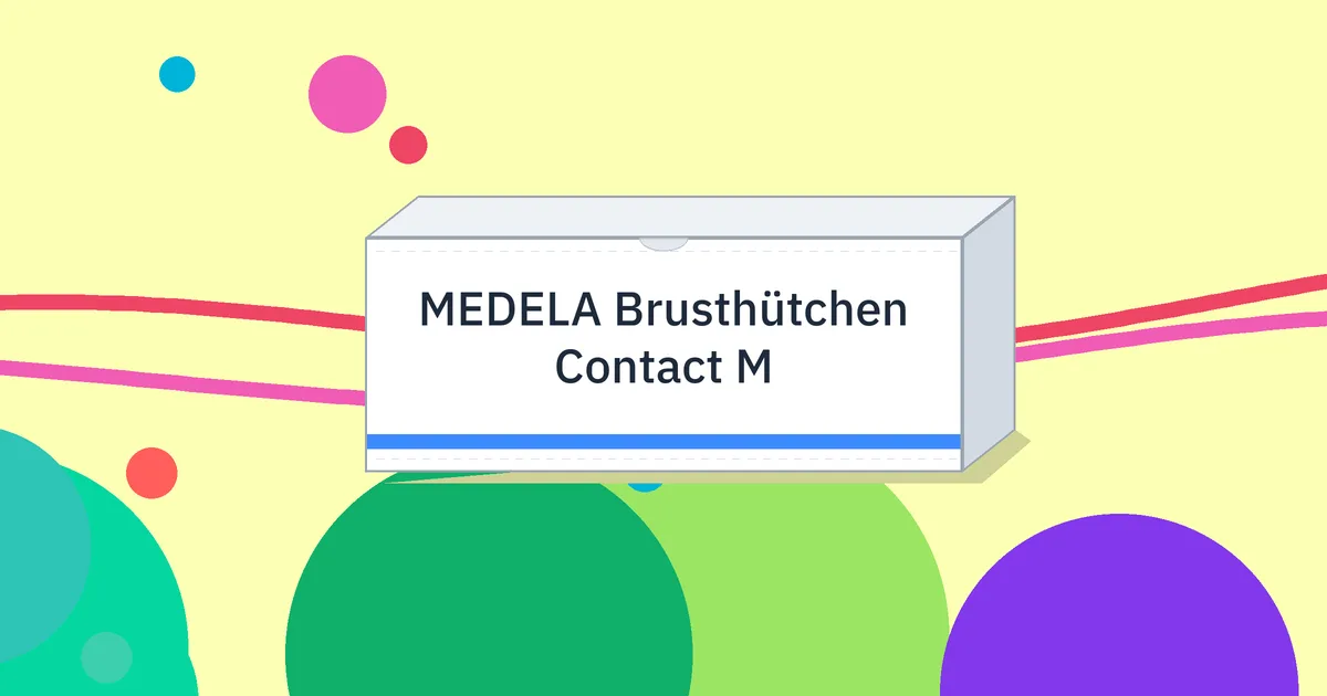 Symbolbild: Packung mit der Aufschrift MEDELA Brusthütchen Contact M (PZN 07289357) – Verfügbarkeit und Bezug in Apotheken in Frankfurt am Main