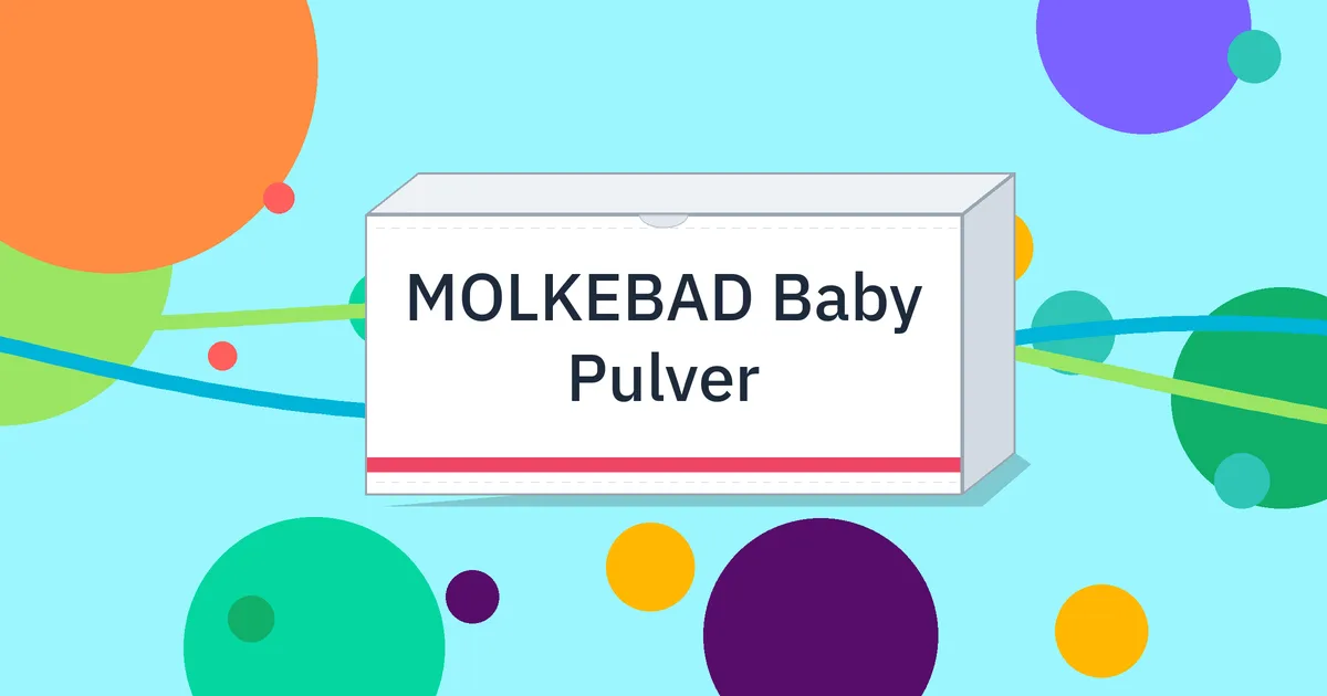Symbolbild: Packung mit der Aufschrift MOLKEBAD Baby Pulver (PZN 09253978) – Verfügbarkeit und Bezug in Apotheken in Frankfurt am Main