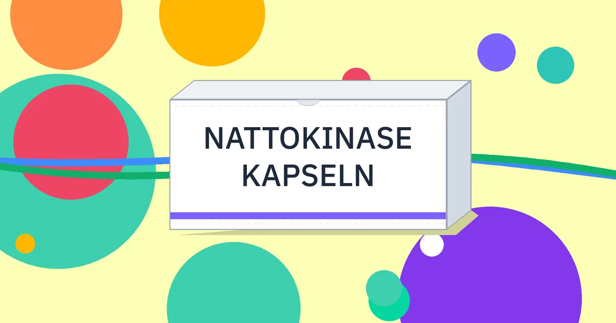 Symbolbild: Packung mit der Aufschrift NATTOKINASE KAPSELN (PZN 11889815) – Verfügbarkeit und Bezug in Apotheken in Frankfurt am Main