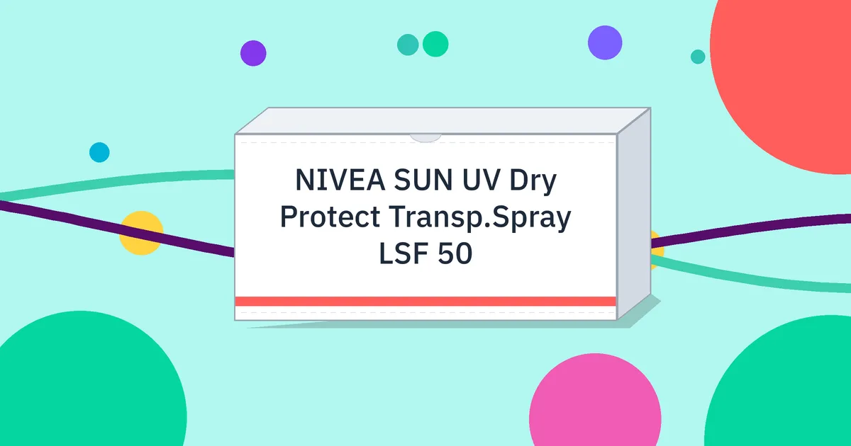 Symbolbild: Packung mit der Aufschrift NIVEA SUN UV Dry Protect Transp.Spray LSF 50 (PZN 16603611) – Verfügbarkeit und Bezug in Apotheken in Frankfurt am Main