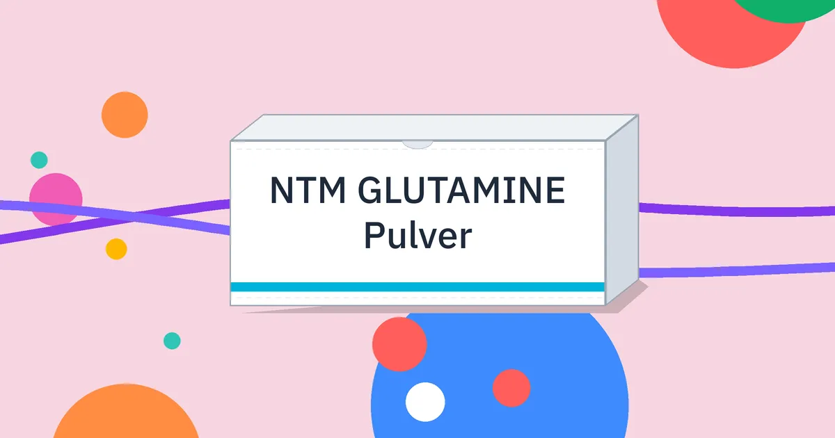 Symbolbild: Packung mit der Aufschrift NTM GLUTAMINE Pulver (PZN 10730923) – Verfügbarkeit und Bezug in Apotheken in Frankfurt am Main