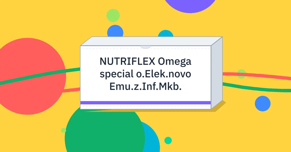 Symbolbild: Packung mit der Aufschrift NUTRIFLEX Omega special o.Elek.novo Emu.z.Inf.Mkb. (PZN 16320221) – Verfügbarkeit und Bezug in Apotheken in Frankfurt am Main