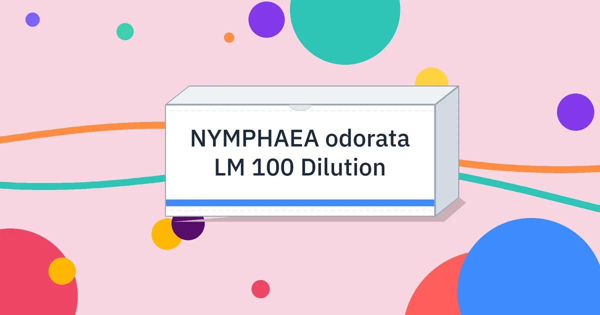 Symbolbild: Packung mit der Aufschrift NYMPHAEA odorata LM 100 Dilution (PZN 13621726) – Verfügbarkeit und Bezug in Apotheken in Frankfurt am Main