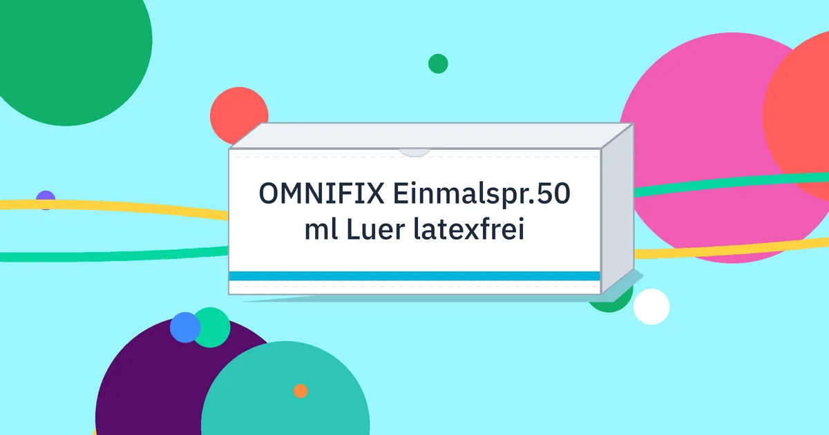 Symbolbild: Packung mit der Aufschrift OMNIFIX Einmalspr.50 ml Luer latexfrei (PZN 18322158) – Verfügbarkeit und Bezug in Apotheken in Frankfurt am Main