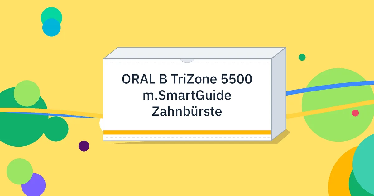 Symbolbild: Packung mit der Aufschrift ORAL B TriZone 5500 m.SmartGuide Zahnbürste (PZN 11006098) – Verfügbarkeit und Bezug in Apotheken in Frankfurt am Main