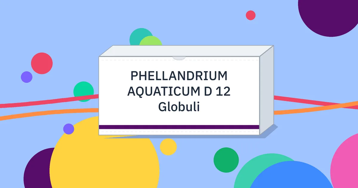 Symbolbild: Packung mit der Aufschrift PHELLANDRIUM AQUATICUM D 12 Globuli (PZN 16693100) – Verfügbarkeit und Bezug in Apotheken in Frankfurt am Main