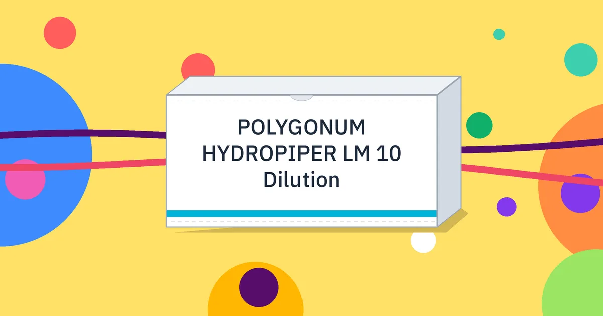 Symbolbild: Packung mit der Aufschrift POLYGONUM HYDROPIPER LM 10 Dilution (PZN 13662381) – Verfügbarkeit und Bezug in Apotheken in Frankfurt am Main