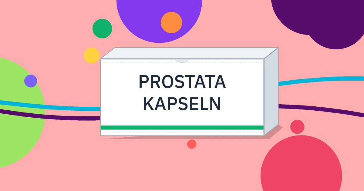 Symbolbild: Packung mit der Aufschrift PROSTATA KAPSELN (PZN 00695203) – Verfügbarkeit und Bezug in Apotheken in Frankfurt am Main