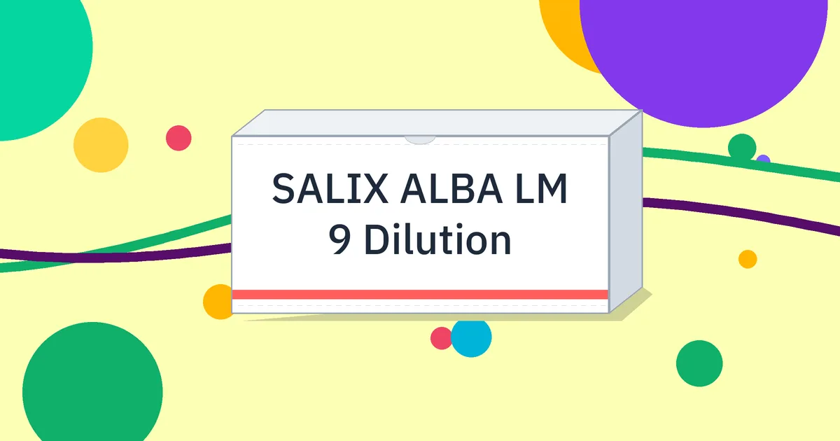 Symbolbild: Packung mit der Aufschrift SALIX ALBA LM 9 Dilution (PZN 13177616) – Verfügbarkeit und Bezug in Apotheken in Frankfurt am Main