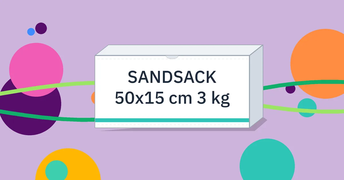 Symbolbild: Packung mit der Aufschrift SANDSACK 50x15 cm 3 kg (PZN 04849519) – Verfügbarkeit und Bezug in Apotheken in Frankfurt am Main