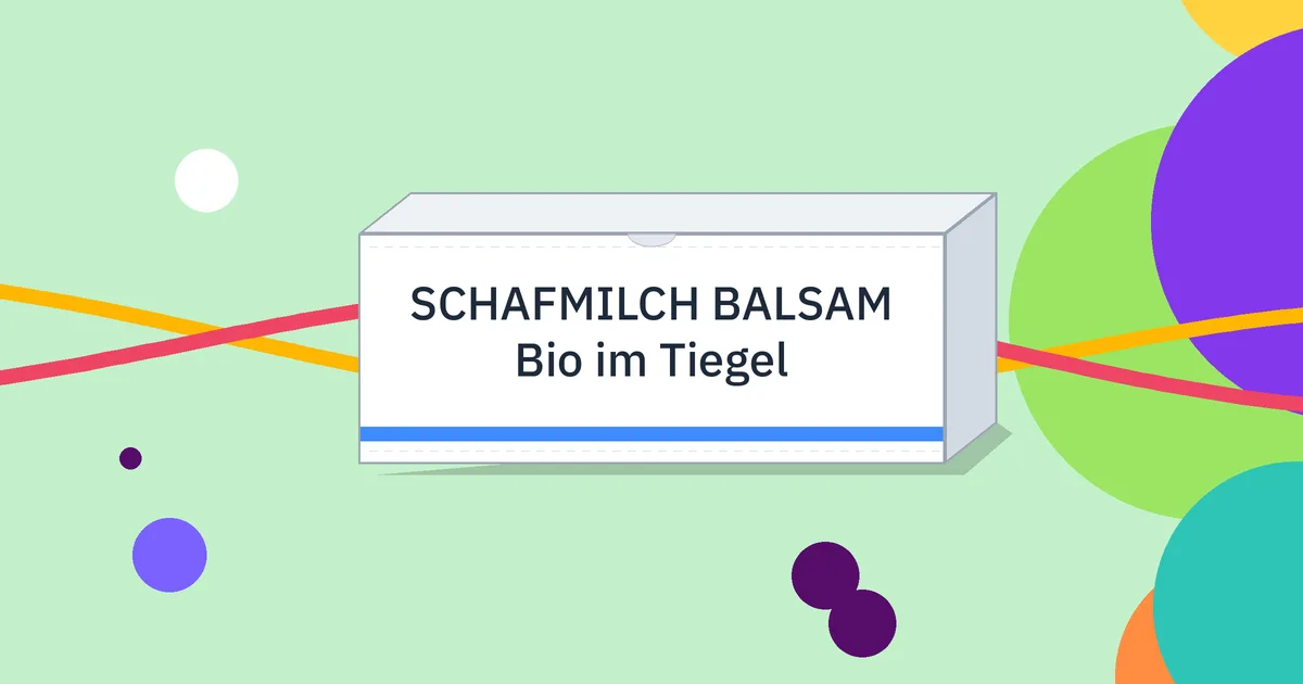 Symbolbild: Packung mit der Aufschrift SCHAFMILCH BALSAM Bio im Tiegel (PZN 13784842) – Verfügbarkeit und Bezug in Apotheken in Frankfurt am Main