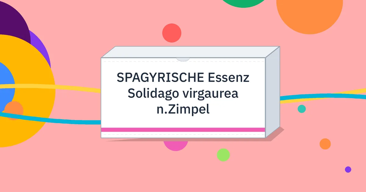 Symbolbild: Packung mit der Aufschrift SPAGYRISCHE Essenz Solidago virgaurea n.Zimpel (PZN 09532431) – Verfügbarkeit und Bezug in Apotheken in Frankfurt am Main