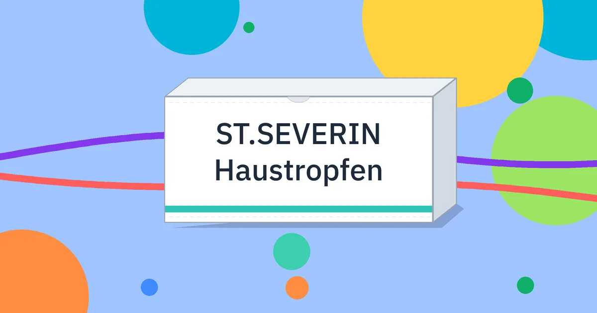 Symbolbild: Packung mit der Aufschrift ST.SEVERIN Haustropfen (PZN 10258047) – Verfügbarkeit und Bezug in Apotheken in Frankfurt am Main
