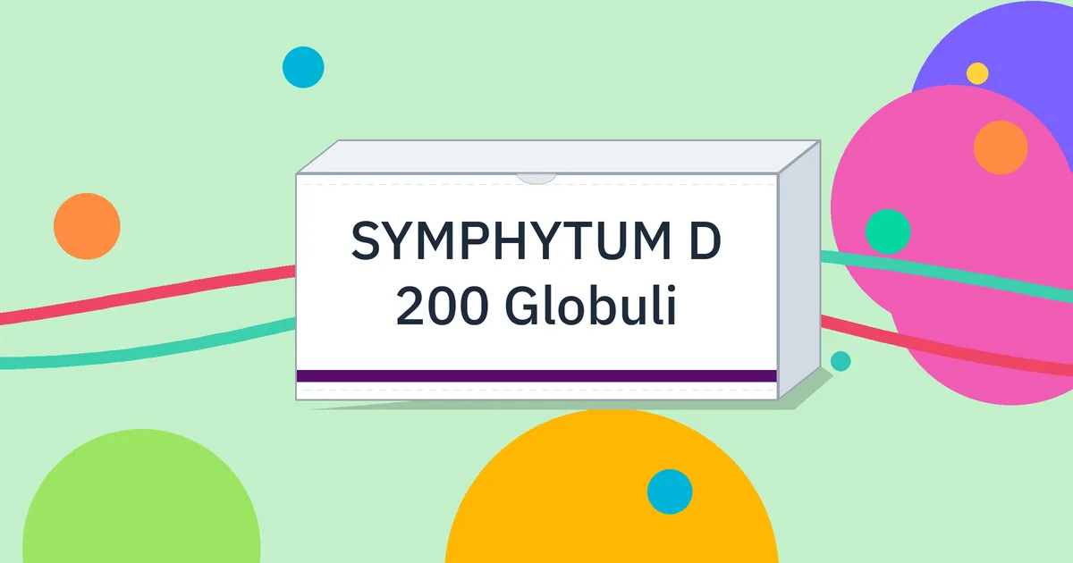 Symbolbild: Packung mit der Aufschrift SYMPHYTUM D 200 Globuli (PZN 07460101) – Verfügbarkeit und Bezug in Apotheken in Frankfurt am Main