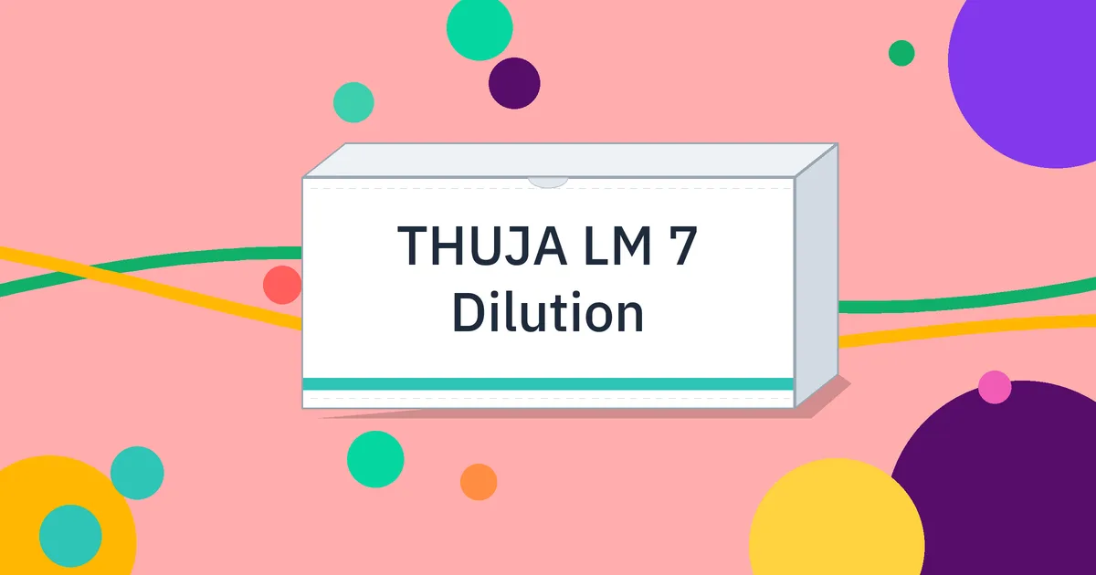 Symbolbild: Packung mit der Aufschrift THUJA LM 7 Dilution (PZN 13222015) – Verfügbarkeit und Bezug in Apotheken in Frankfurt am Main