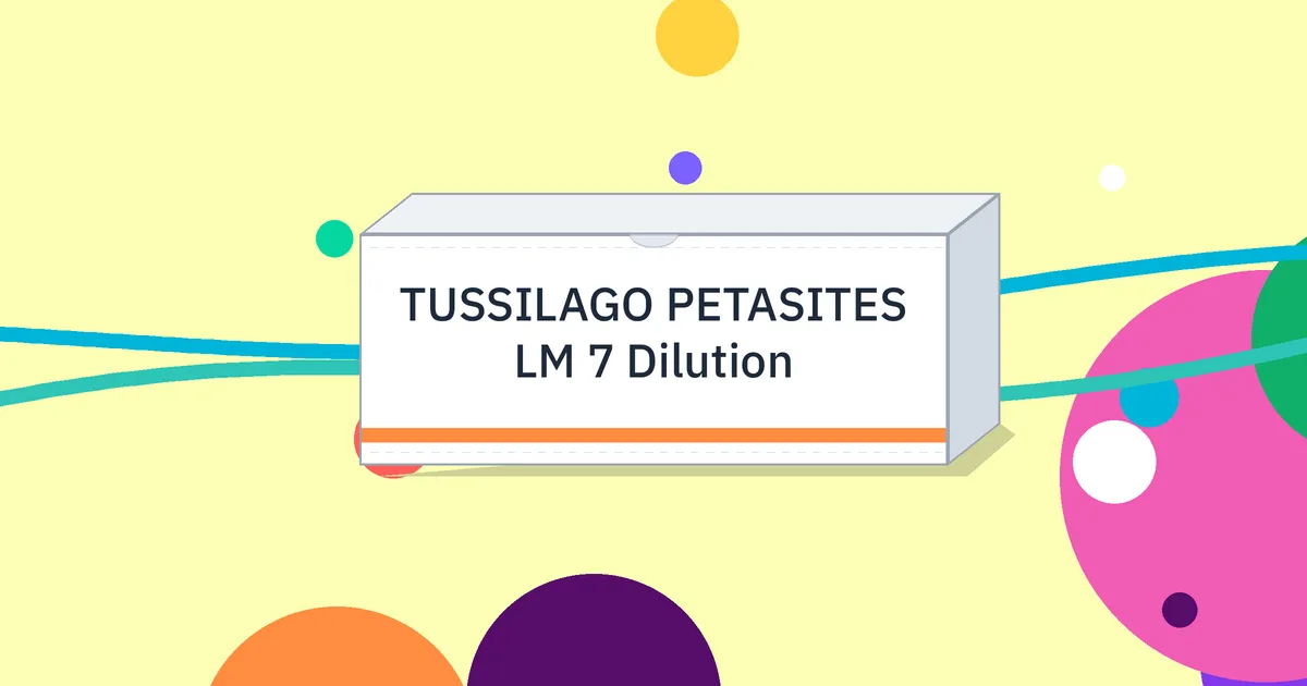Symbolbild: Packung mit der Aufschrift TUSSILAGO PETASITES LM 7 Dilution (PZN 13254274) – Verfügbarkeit und Bezug in Apotheken in Frankfurt am Main