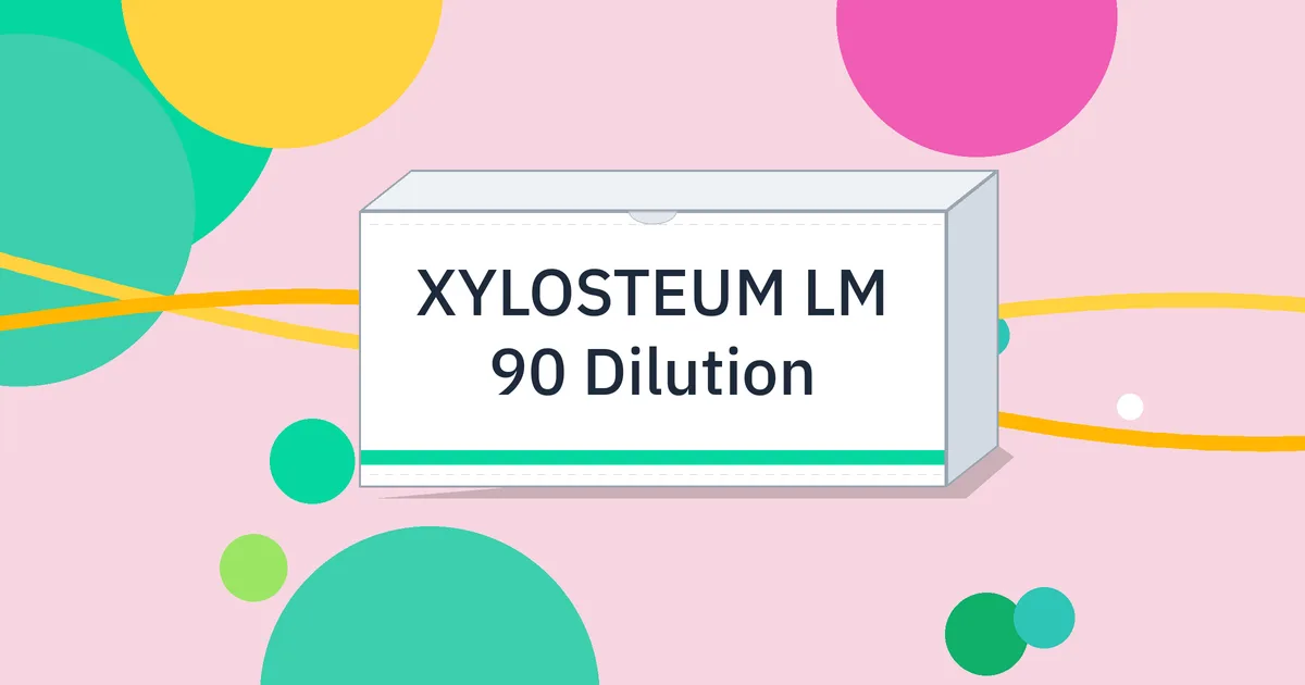 Symbolbild: Packung mit der Aufschrift XYLOSTEUM LM 90 Dilution (PZN 13284714) – Verfügbarkeit und Bezug in Apotheken in Frankfurt am Main