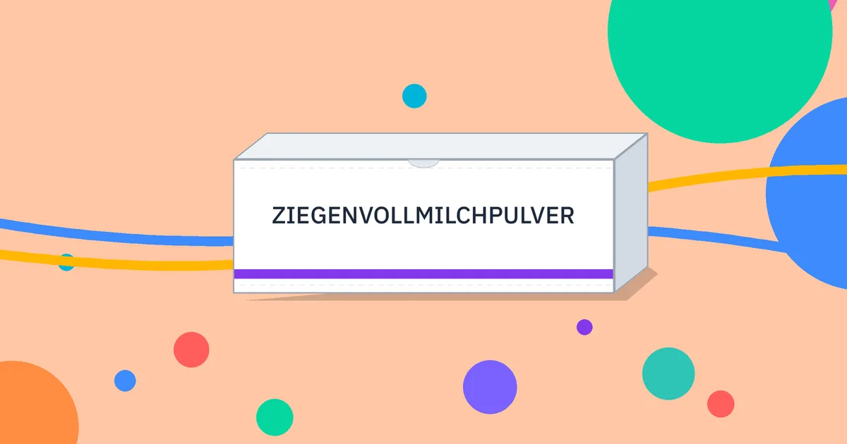 Symbolbild: Packung mit der Aufschrift ZIEGENVOLLMILCHPULVER (PZN 11304045) – Verfügbarkeit und Bezug in Apotheken in Frankfurt am Main
