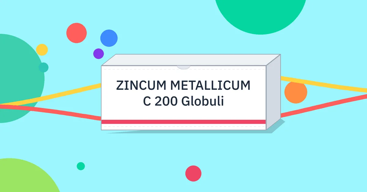 Symbolbild: Packung mit der Aufschrift ZINCUM METALLICUM C 200 Globuli (PZN 04242711) – Verfügbarkeit und Bezug in Apotheken in Frankfurt am Main