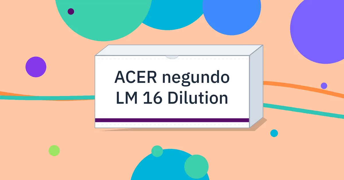 Symbolbild: Packung mit der Aufschrift ACER negundo LM 16 Dilution (PZN 13264261) – Verfügbarkeit und Bezug in Apotheken in Frankfurt am Main